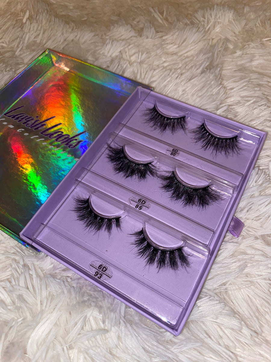 Lash Pack with 3 pairs – Lavish Looks Glam Collections