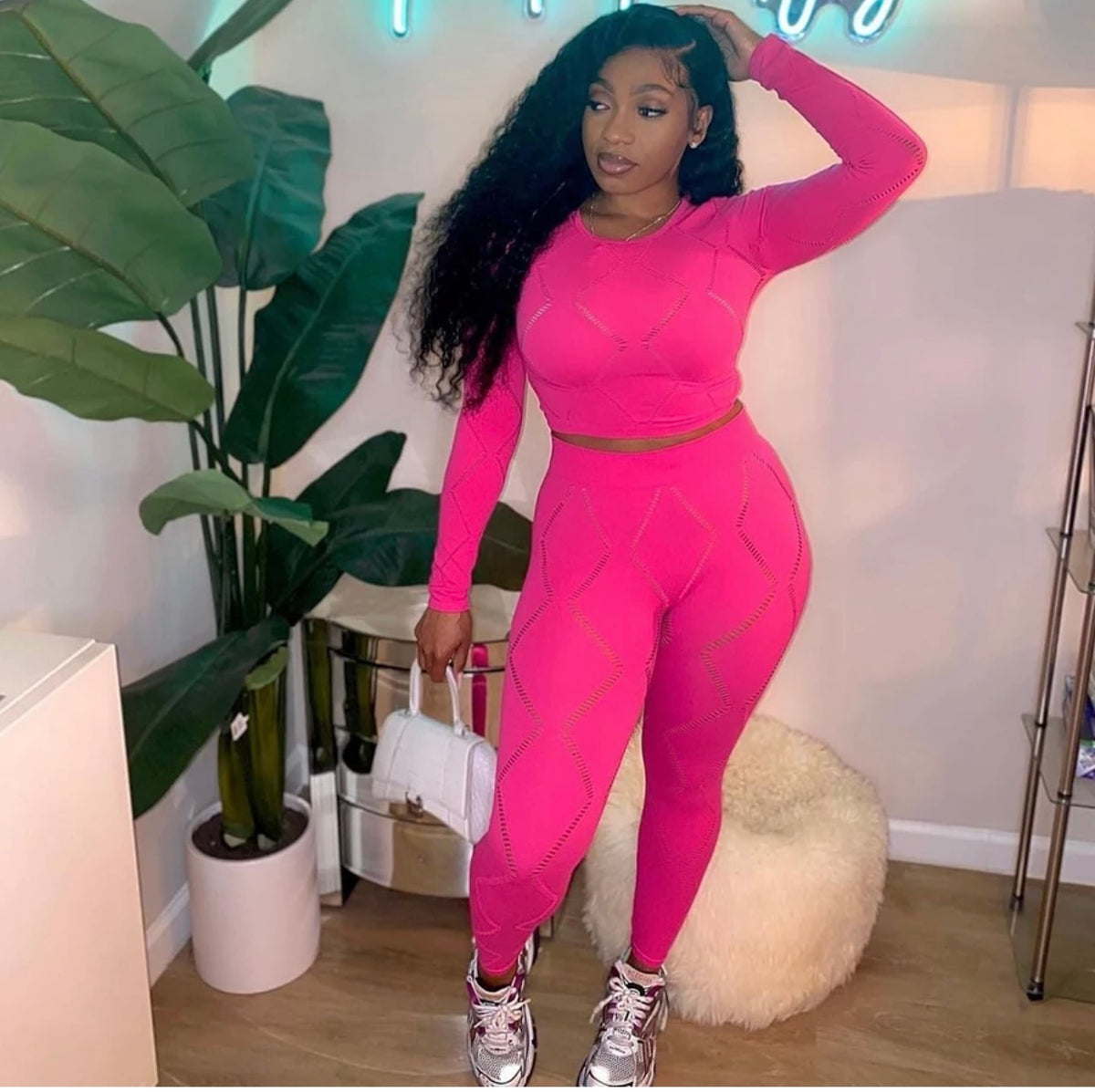 2 Pc Mesh Set – Lavish Looks Glam Collections